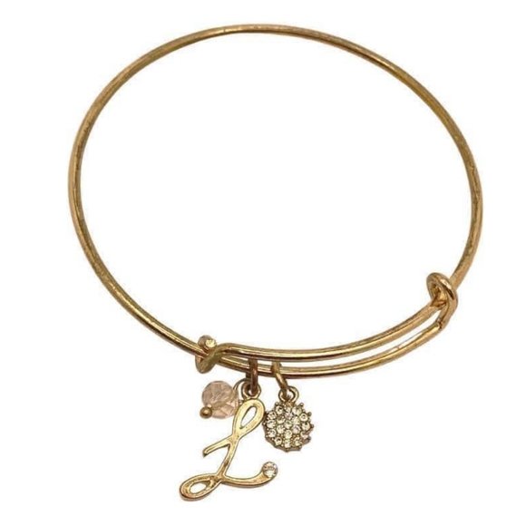 Jewelry | Retro Adjustable Charm Bangle Bracelet | Poshmark